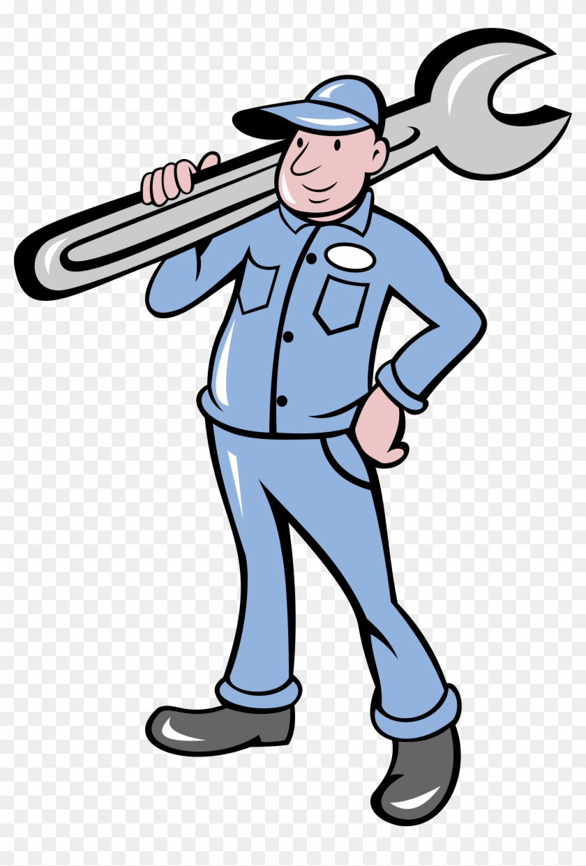 Cartoon Auto Repair Wrenches Transparent Background - Wrench Mechanic ...