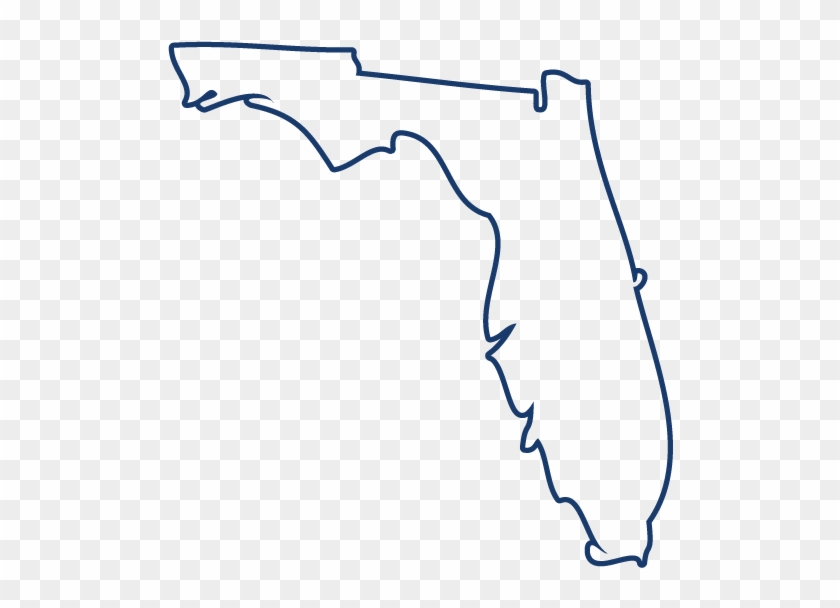 Florida - Florida State Outline Transparent - Full Size PNG Clipart ...