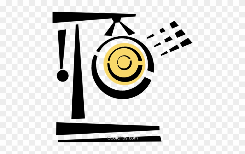 Gong Royalty Free Vector Clip Art Illustration - Circle - Full Size PNG ...