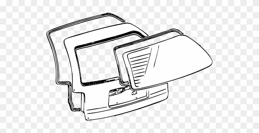Genuine Toyota Boot Lid/tailgate Weatherstrip Clipart - Technical ...