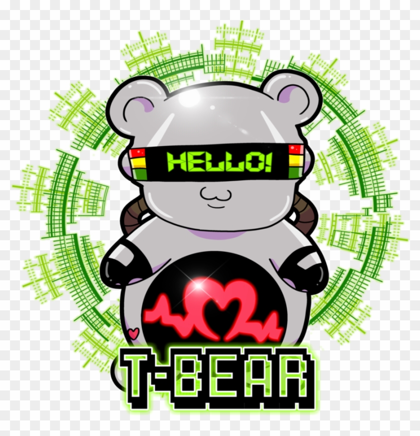 Fiddlemyjiggles Kerrine Riley Deviantart Tbear By Ⓒ - Bear Canvas Print - Free Transparent PNG ...