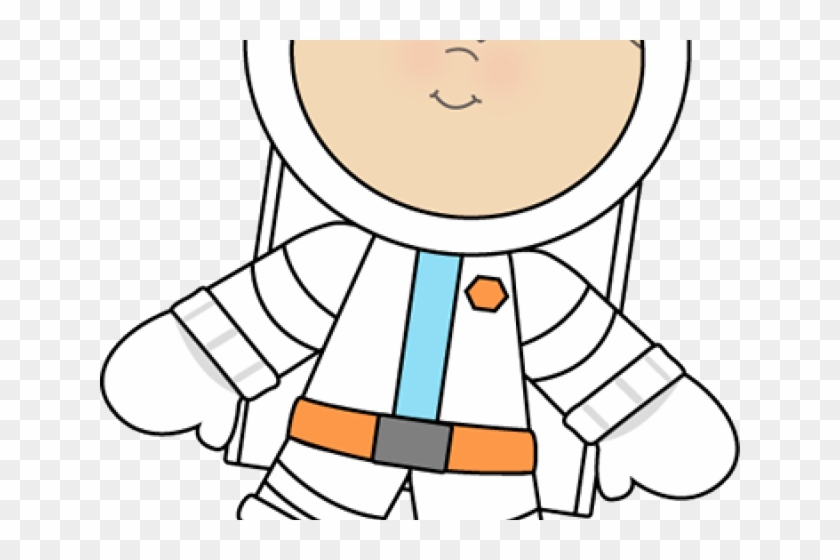 Space Clipart Boy - Boy Astronaut Coloring Page - Full Size PNG Clipart ...