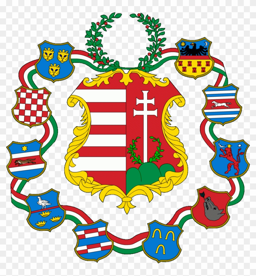 Coat Of Arms Of Hungary - National Emblem Of Hungary - Full Size PNG ...