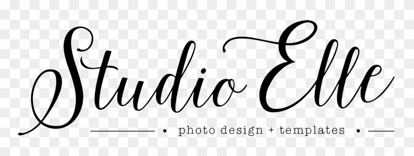 Studio Elle Photo Book Design And Templates Logo - Calligraphy - Full ...