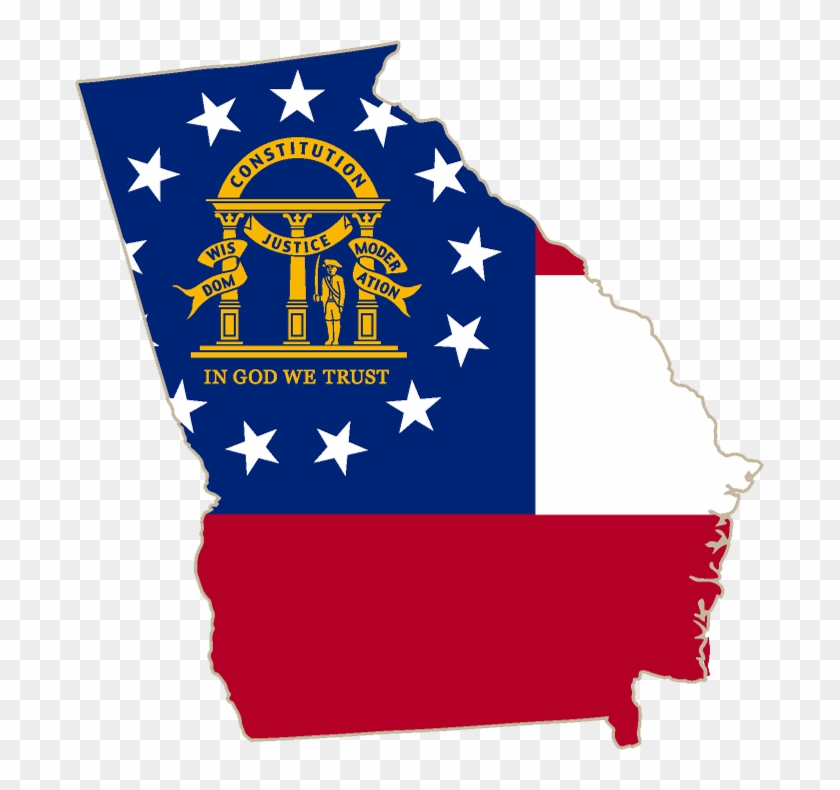 Georgia State Flag Clip Art Free - Full Size PNG Clipart Images Download
