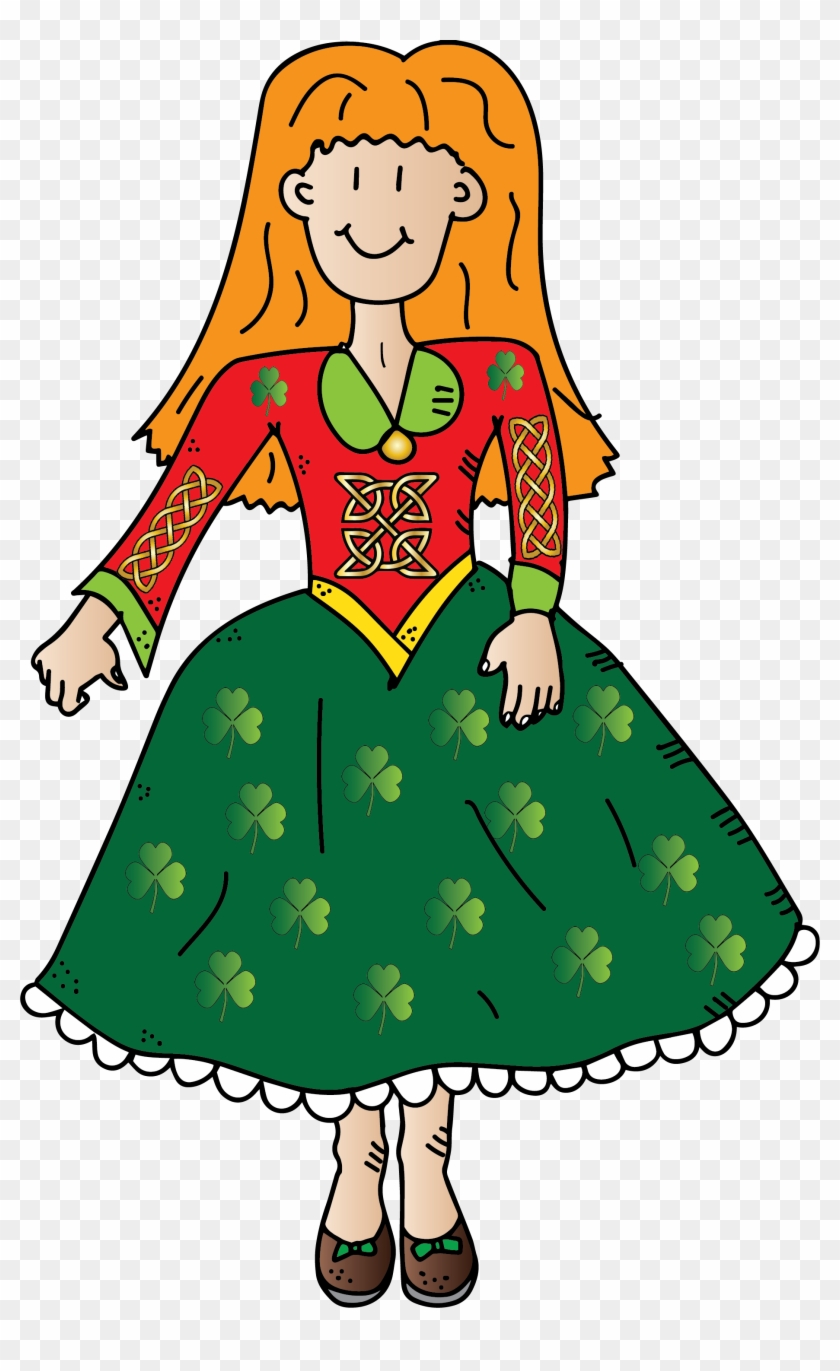 Irish Girl Red Image - Irish Girl Red Image - Full Size PNG Clipart ...
