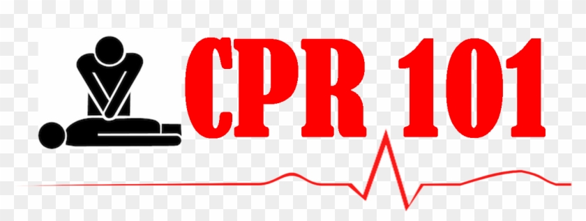 Text 'cpr 101' Cartoon Image Of Cpr Being Performed - Cpr - Full Size ...