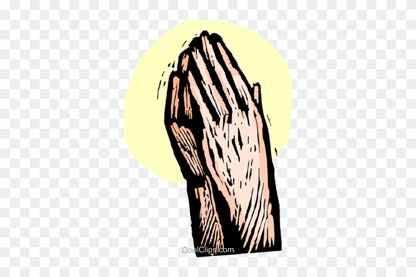 Praying Hands Royalty Free Vector Clip Art Illustration - Illustration ...