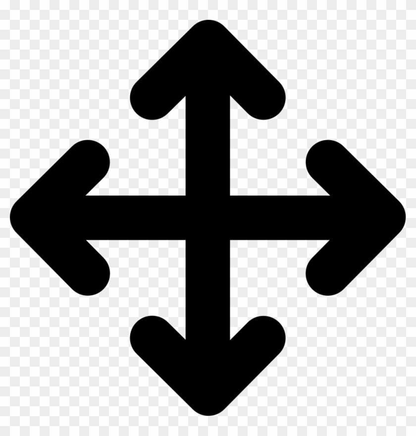 Four Grouped Arrows Button To Move Svg Png Icon Free - Move Icon Svg ...