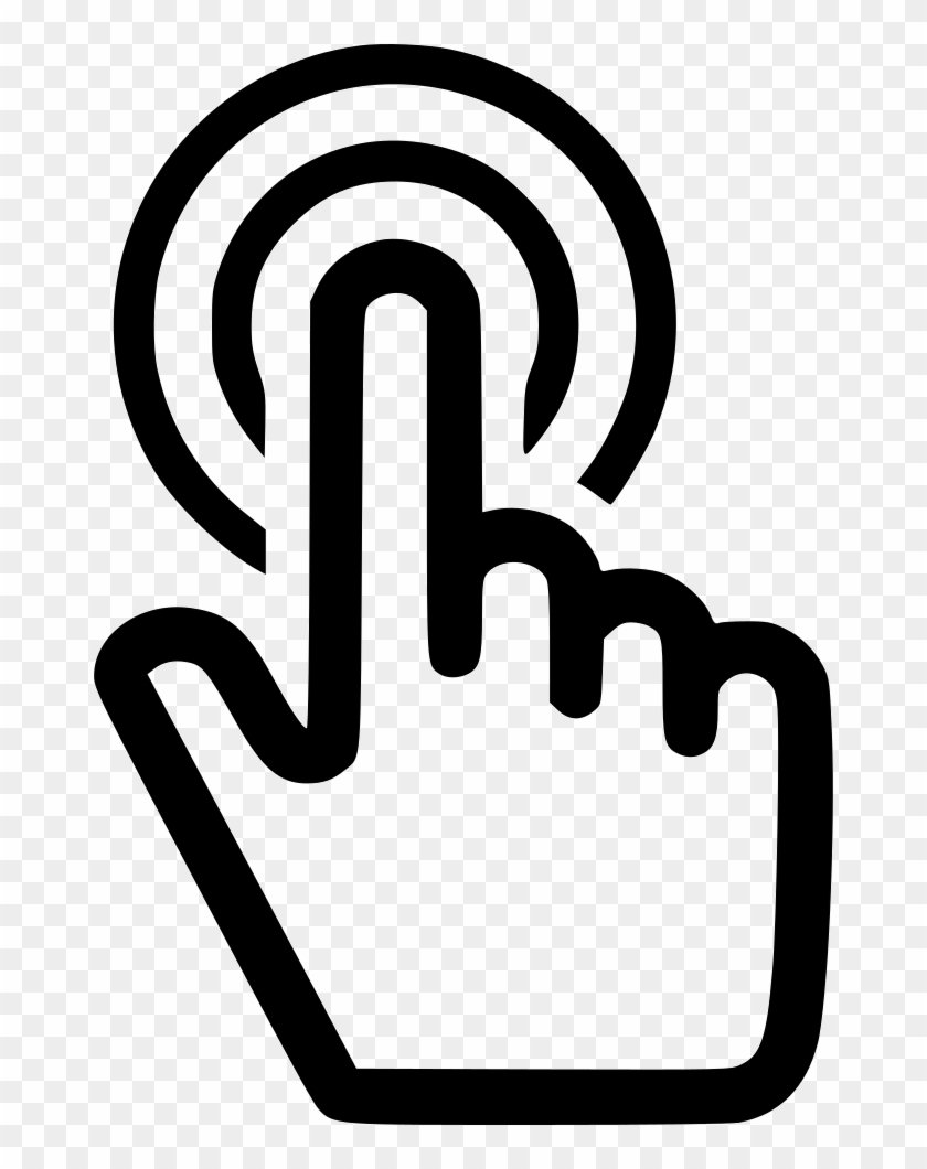 Double Click Click Finger Select Svg Png Icon Free - Finger Point Icon ...