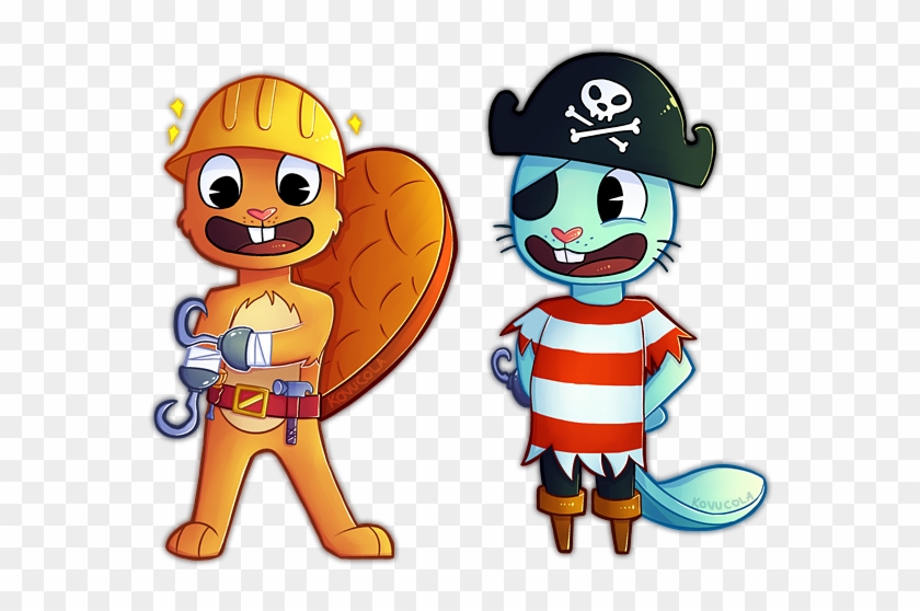 Handy And Russell - Cartoon - Free Transparent PNG Clipart Images Download