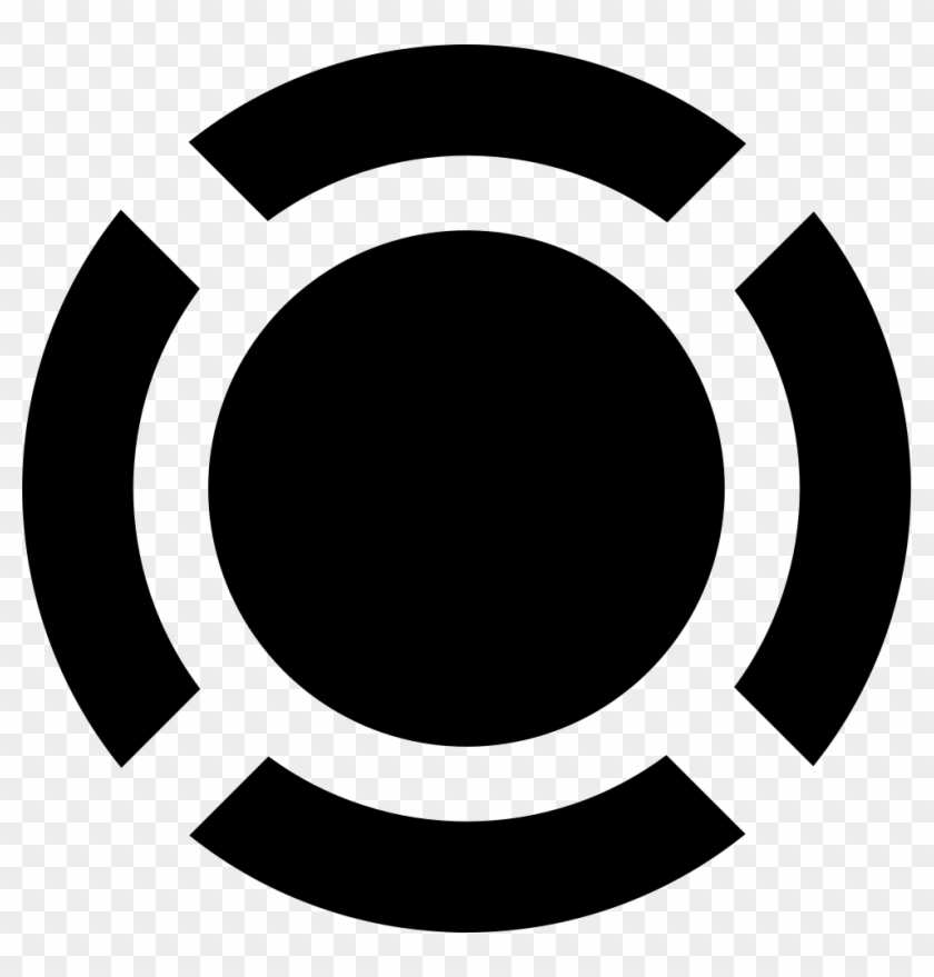 Circular Shape With Four Curved Lines Around Forming - Circle Logo ...