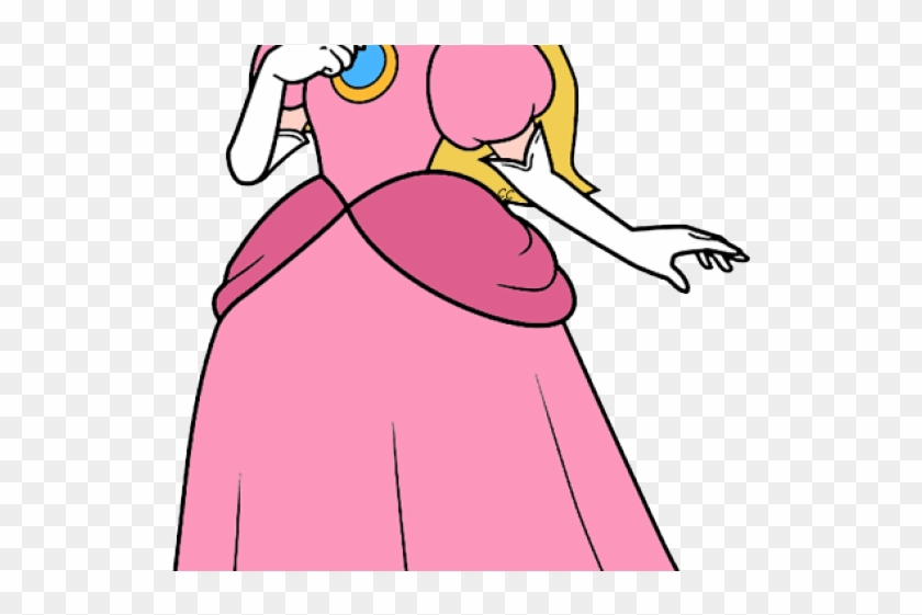 Princess Peach Clipart Line Art - Princess Peach Coloring Pages - Full ...