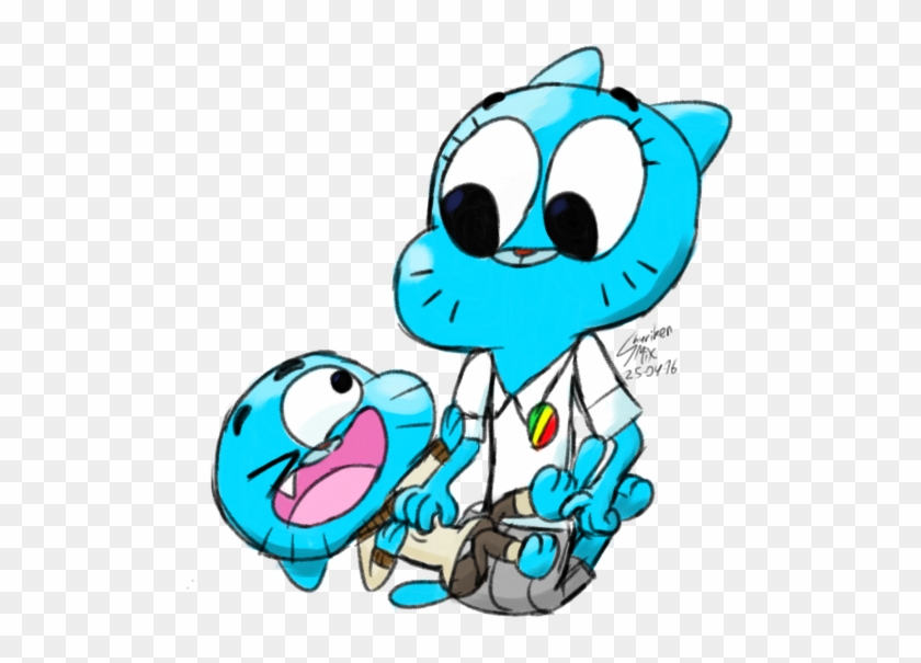 Tickle Drawing Cute - Nicole Watterson Tickle - Full Size PNG Clipart Images Download