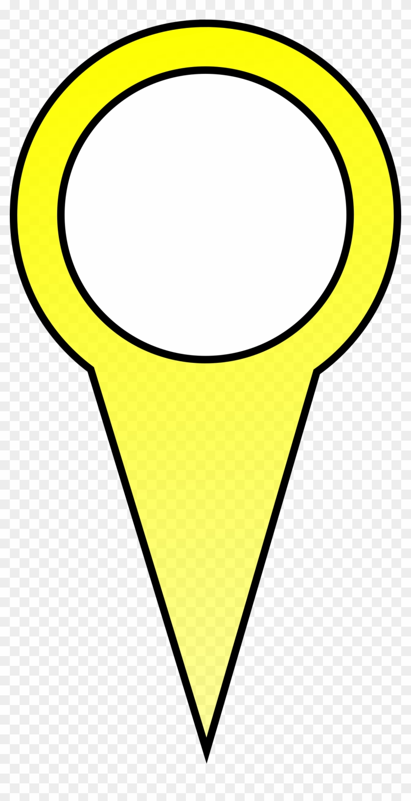 Blue Map Pin - Yellow Map Pin - Full Size PNG Clipart Images Download