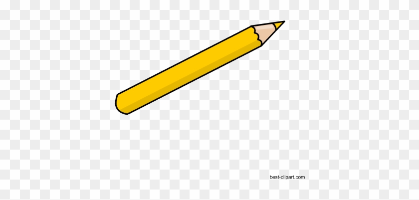 Yellow Color Pencil Free Clip Art Image - Yellow - Full Size PNG ...