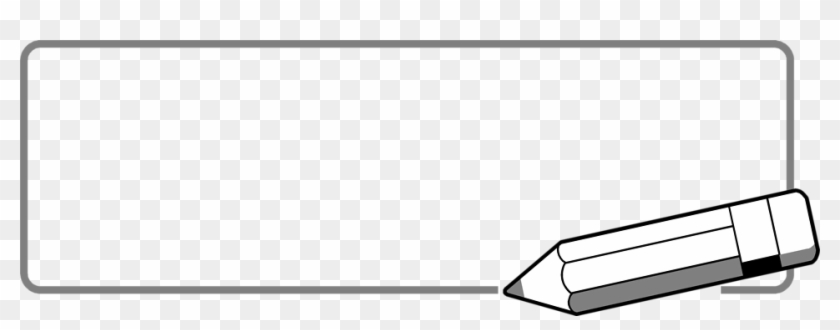 Black And White Clip Art Pencil Border - Black And White Clip Art ...