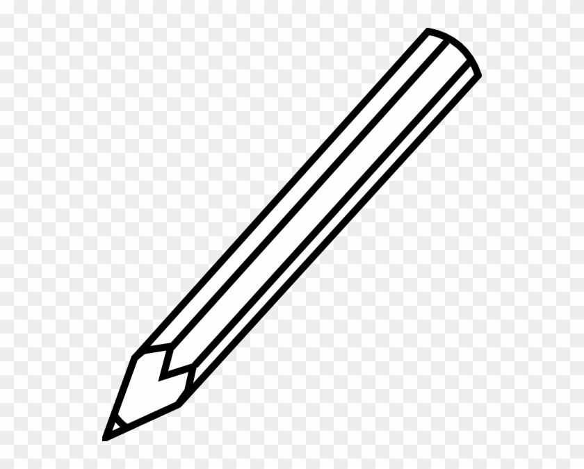 Colored Pencil Clipart Black And White - Pencil Black And White - Full ...