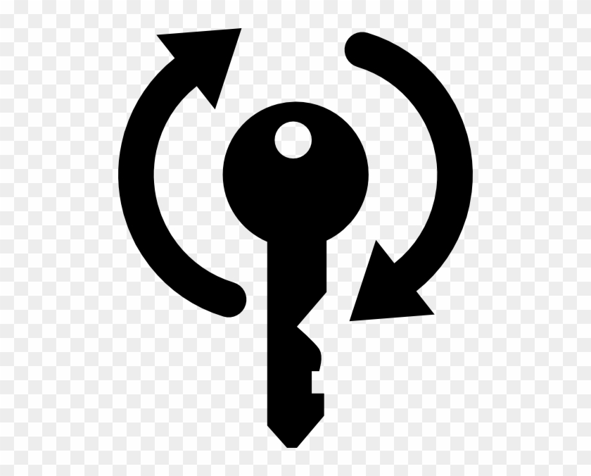 Refresh Key Icon Clip Art At Clker - Free Vector Key Icon - Full Size ...