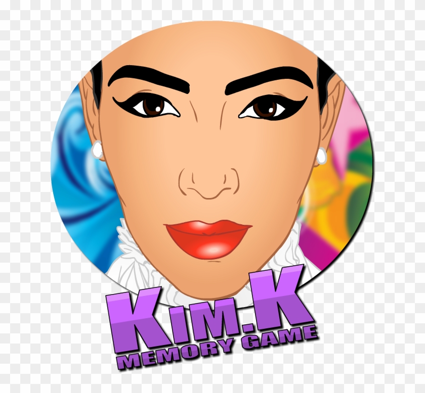 Kim Kardashian Memory Puzzle - Kardashians Art Png - Full Size PNG ...