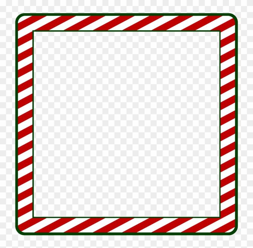 Red Square Clipart Red Border - Christmas Border Square Png - Full Size ...