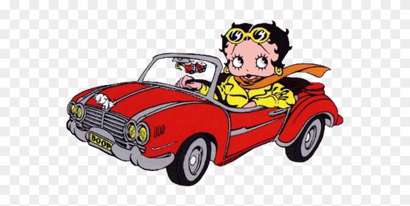 Karla's Cars - Betty Boop In Car - Full Size PNG Clipart Images Download