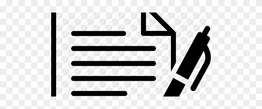 Contract Clip Art Black And White - Full Size PNG Clipart Images Download