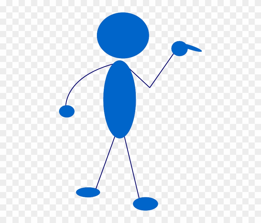 Stick Figure Pointing Png - Full Size PNG Clipart Images Download