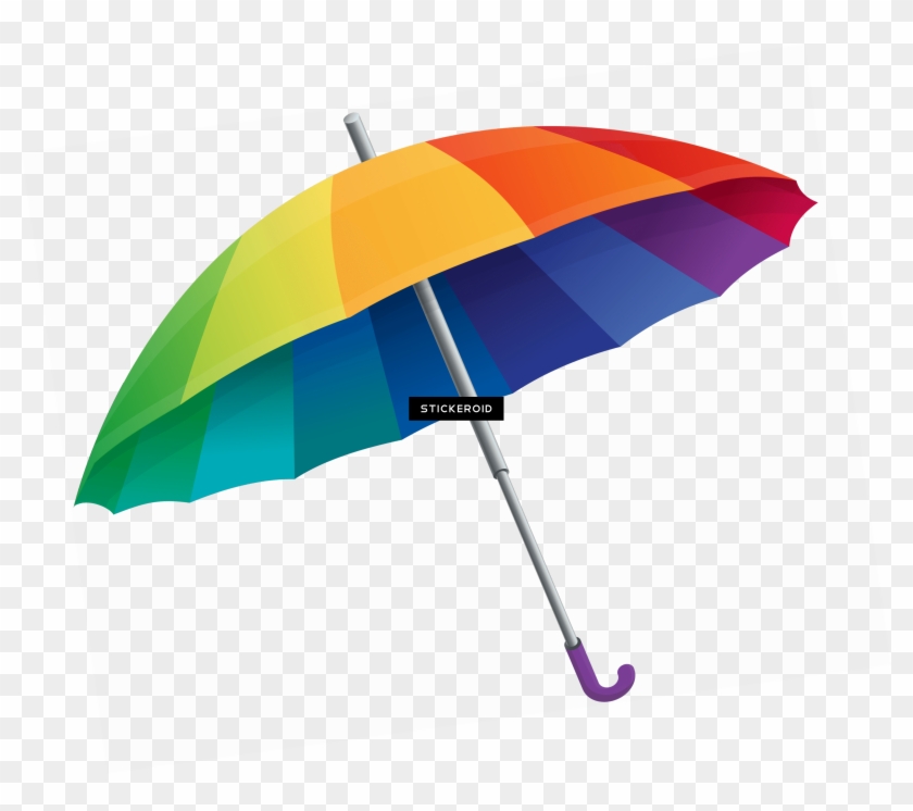 Rainbow Clip Art - Umbrella - Full Size PNG Clipart Images Download