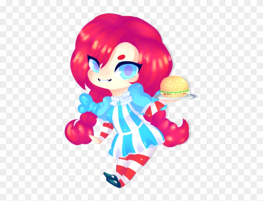 Wendy's Speedpaint By Dyedy - Cartoon - Free Transparent PNG Clipart ...