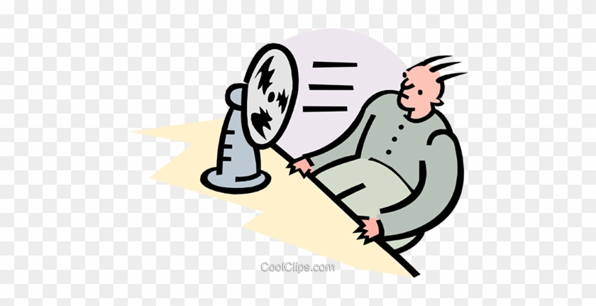 Cooling Down Royalty Free Vector Clip Art Illustration - Cooling Down ...