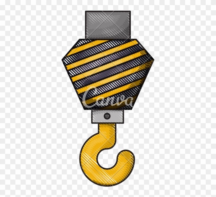 Crane Hook Flat Icon - Illustration - Full Size PNG Clipart Images Download