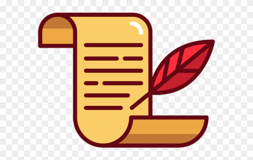 Scroll Clipart Svg - Cartoon Scroll Transparent Background - Full Size ...