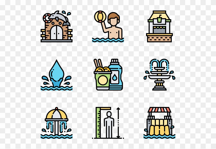 Water Park - Village Icon Png - Full Size PNG Clipart Images Download
