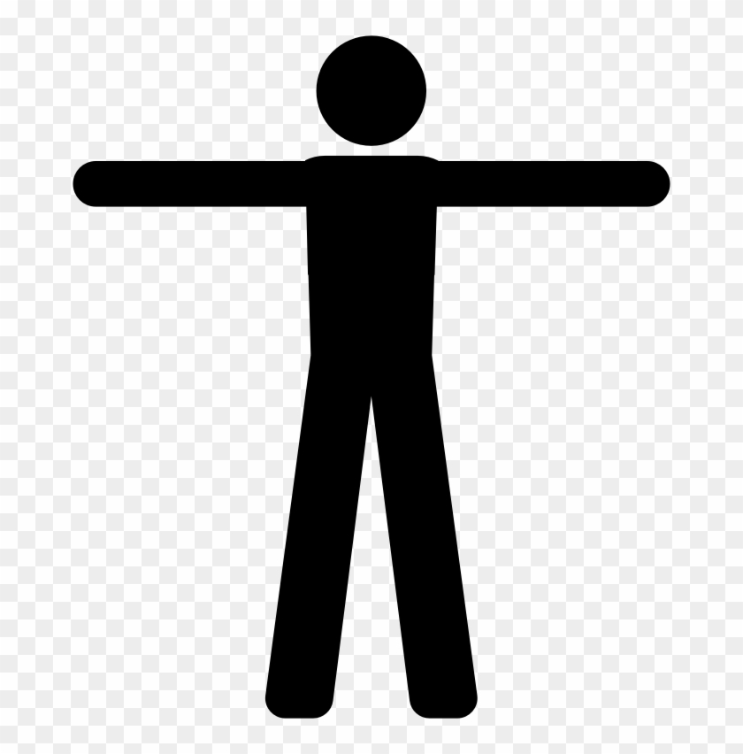 Arms - Silhouette Arms Out - Full Size PNG Clipart Images Download
