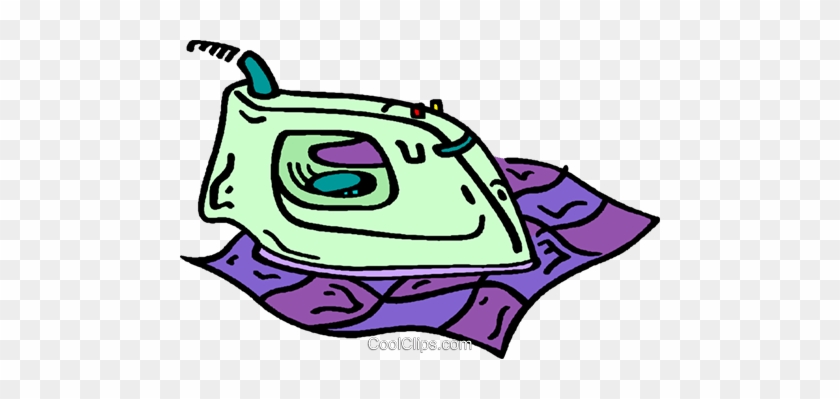 Electric Iron Royalty Free Vector Clip Art Illustration - Electric Iron ...