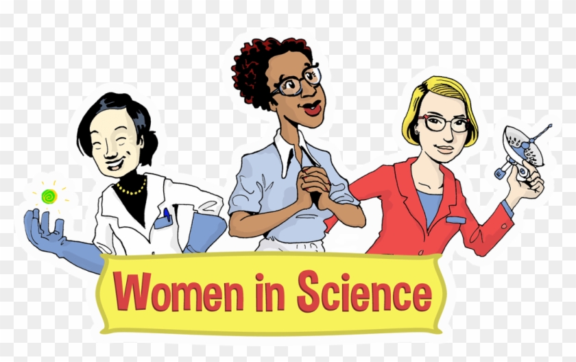 Tech Clipart Female - Women In Science Cartoon - Full Size PNG Clipart ...