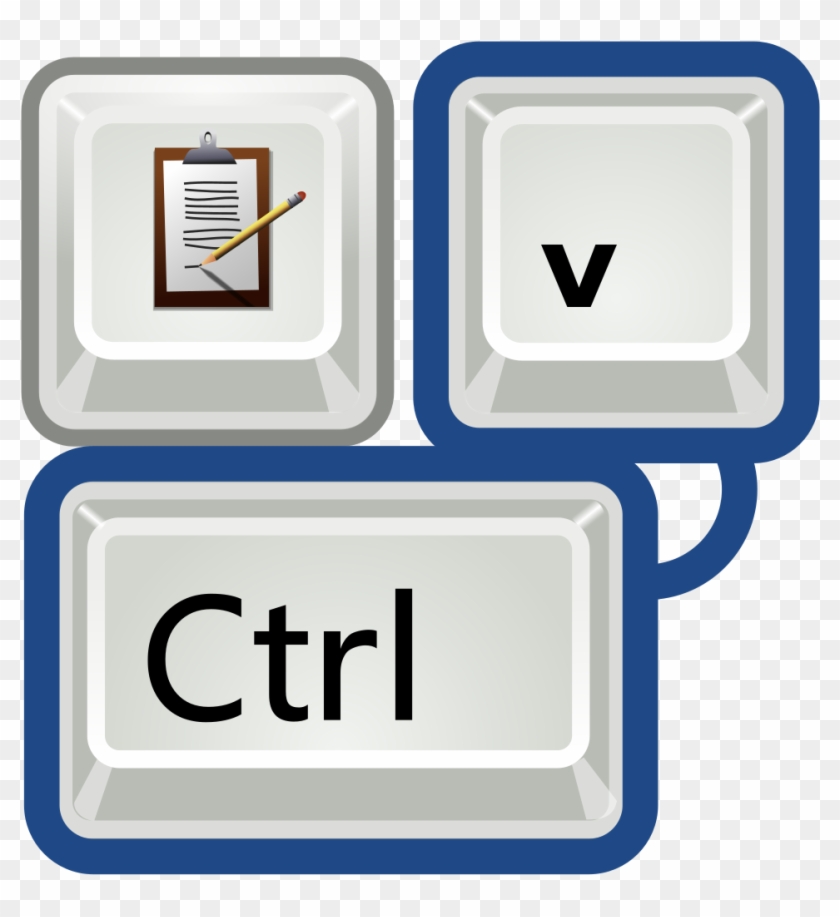 Computer Keyboard Shortcut To Paste - Keyboard Shortcuts Icon - Full ...