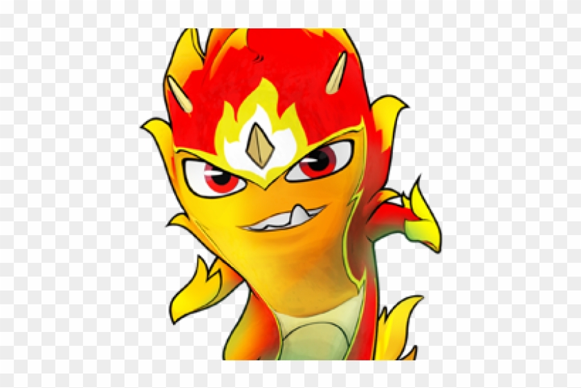Elemental Clipart Fire - Slugterra Slugs Fire Elemental - Full Size PNG ...
