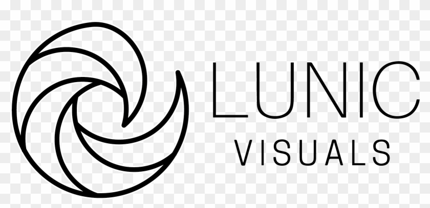 Lunic Visuals Logo - Line Art - Full Size PNG Clipart Images Download