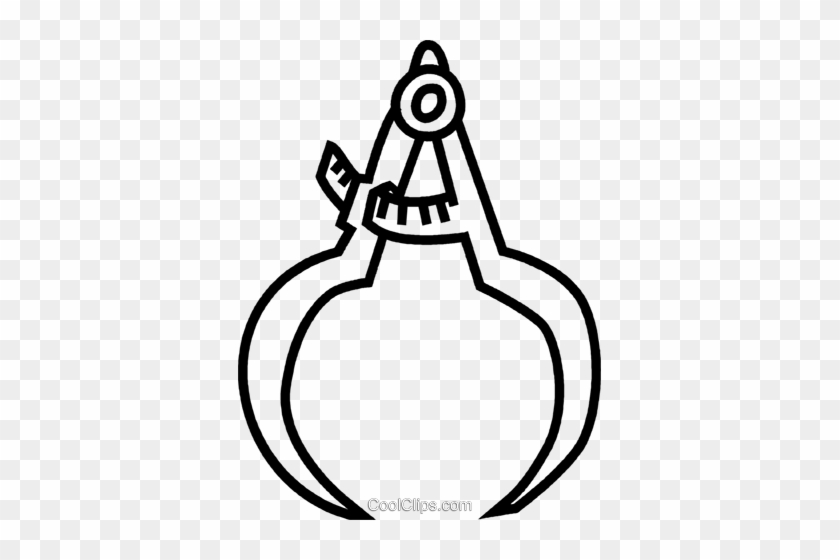 Calipers Royalty Free Vector Clip Art Illustration - Line Art - Free ...
