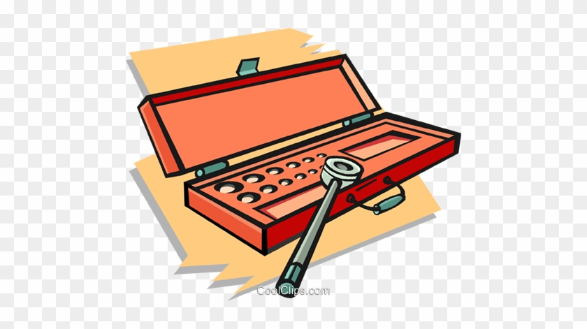 Ratchet Set Royalty Free Vector Clip Art Illustration - Power Tools ...