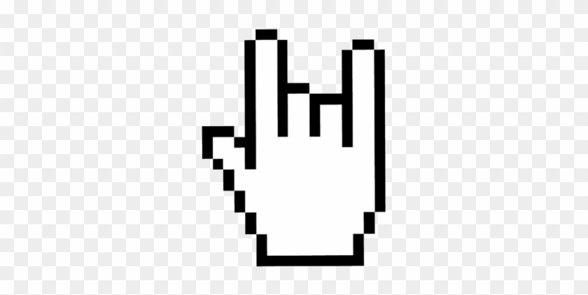 Rock Gesture Rokk - Mouse Pointer Png Gif - Full Size PNG Clipart ...