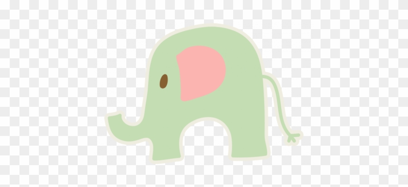 Baby Baby Elephant Green Graphic By Marisa Lerin - Indian Elephant ...