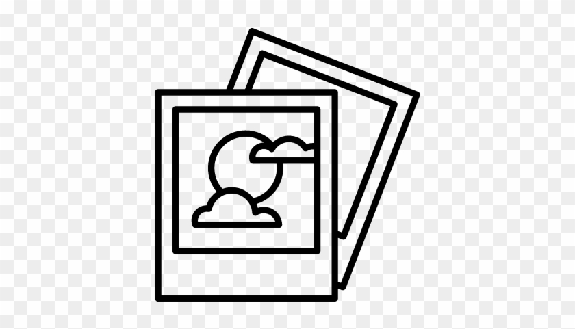 Two Polaroid Vector - Polaroid Photo Icon Png - Full Size PNG Clipart ...