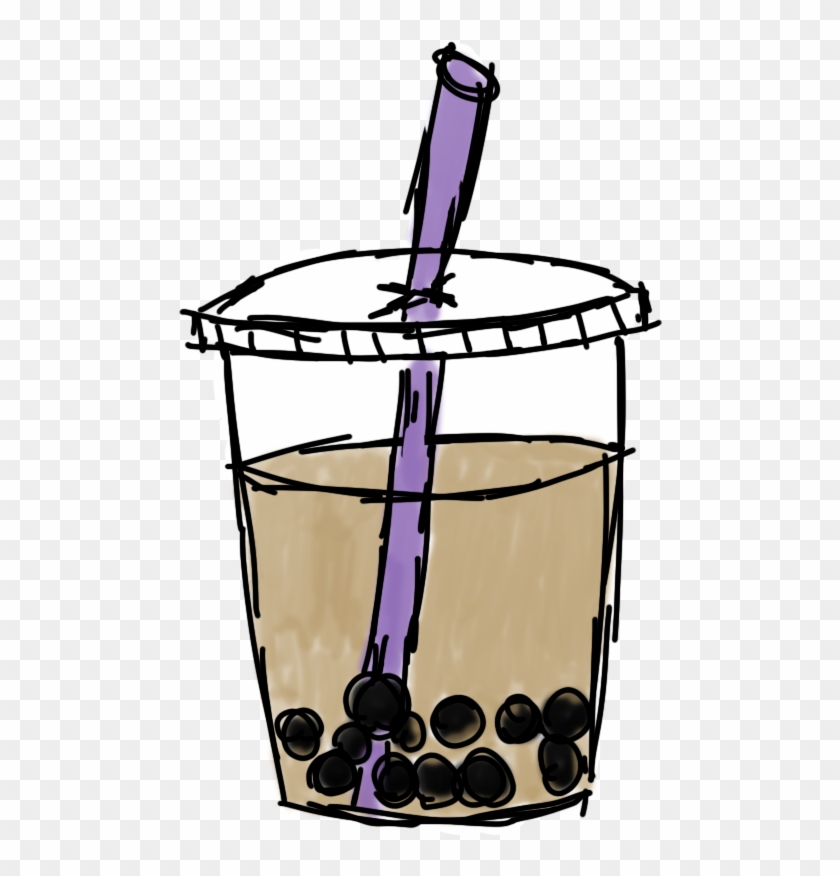 Boba Line Art - Boba Line Art - Full Size PNG Clipart Images Download