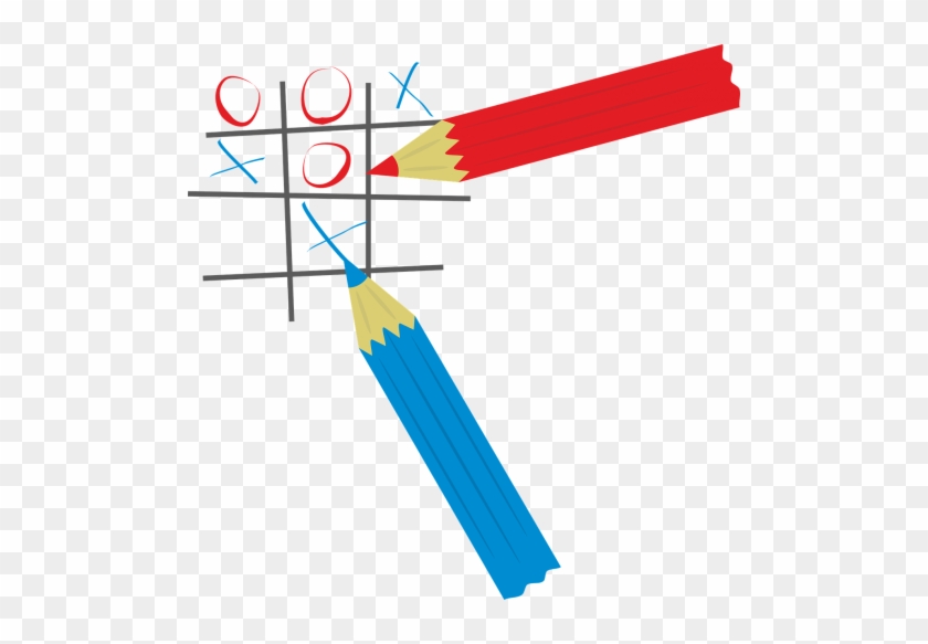 Tic Tac Pencils - Tic Tac Toe Clip Art - Full Size PNG Clipart Images ...