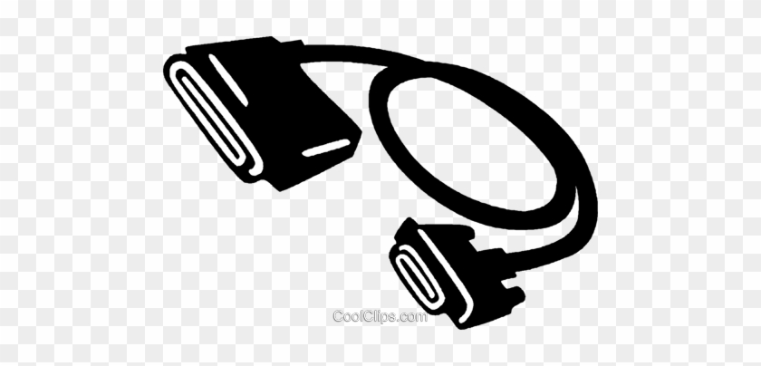 Computer Cables Royalty Free Vector Clip Art Illustration - Kabel ...
