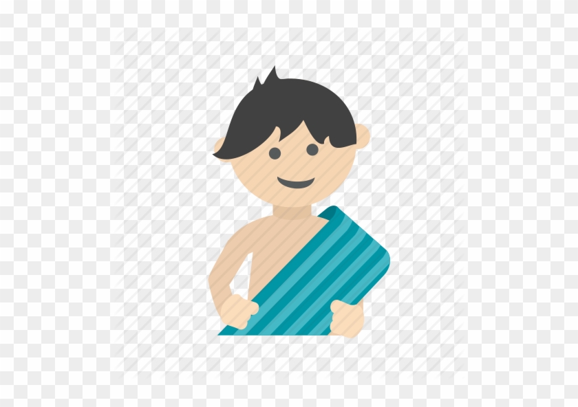 Using Towel Cartoon - Free Transparent PNG Clipart Images Download