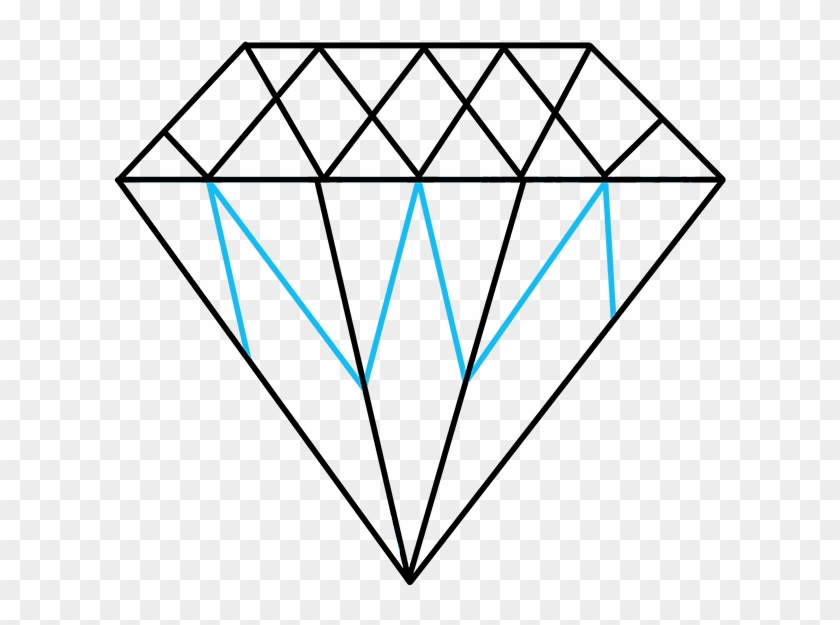 680 X 678 2 - Draw A Diamond Step By Step - Full Size PNG Clipart ...